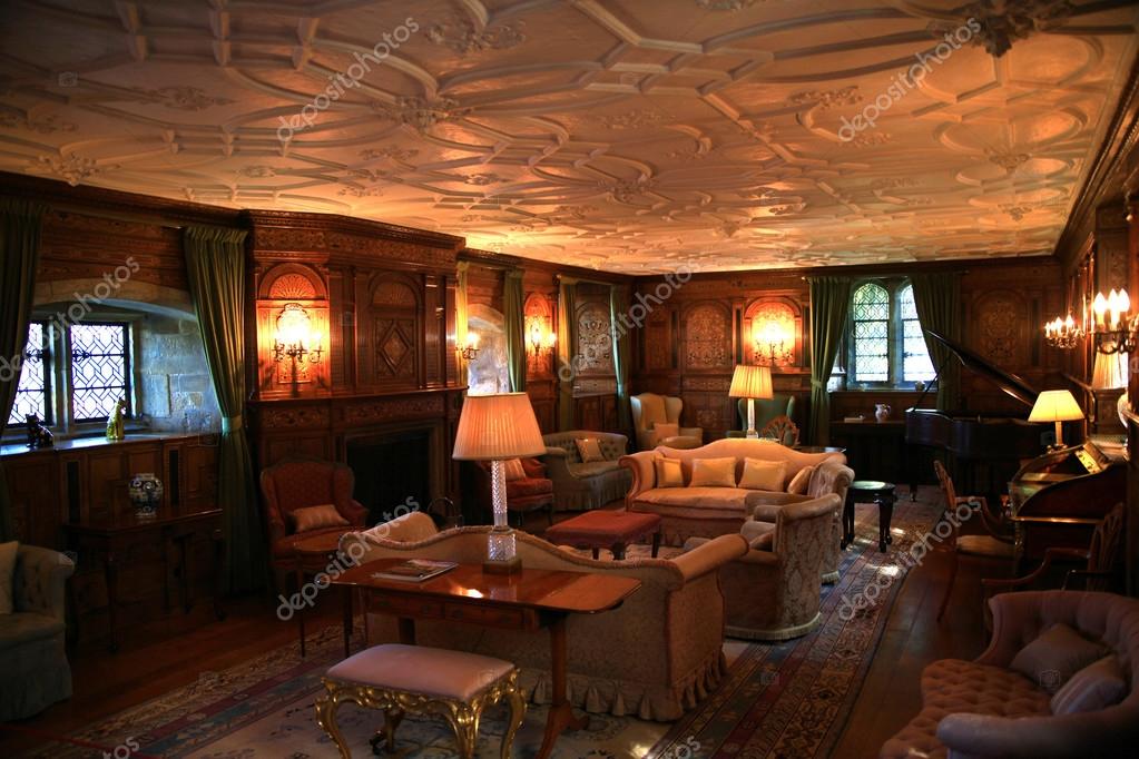 HEVER CASTLE AND GARDENS, KENT, UK - MARCH 10, 2014: 19th century ...