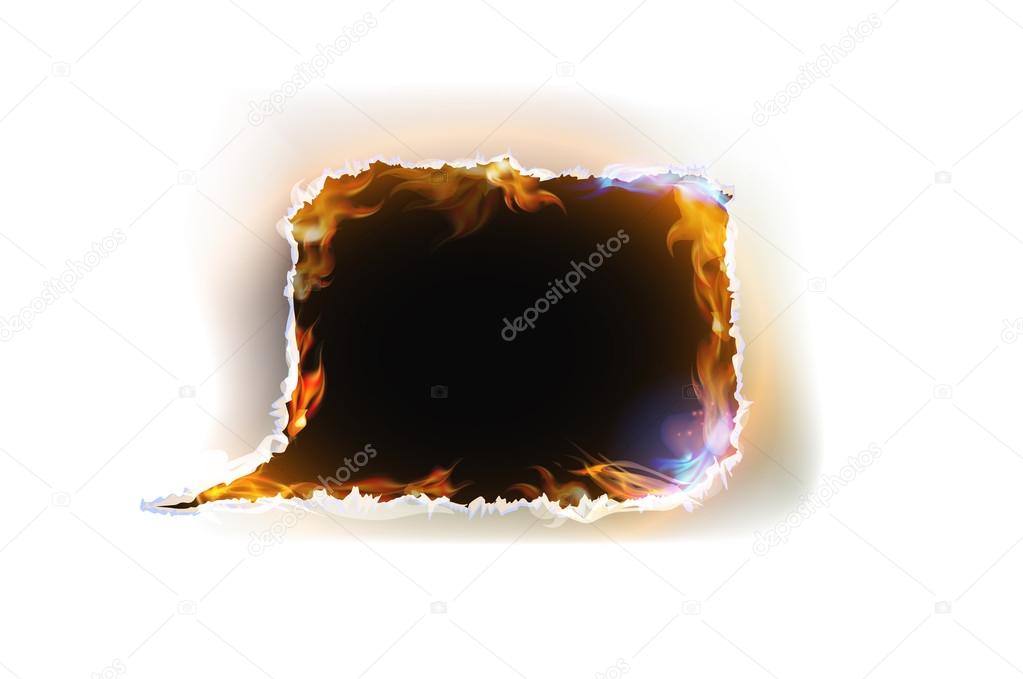 Paper background with flame Stock Vector Image by ©irstone #43166743