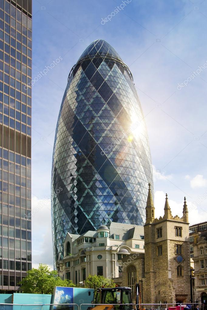 LONDON, UK - APRIL 24, 2014: Gherkin building glass windows texture ...