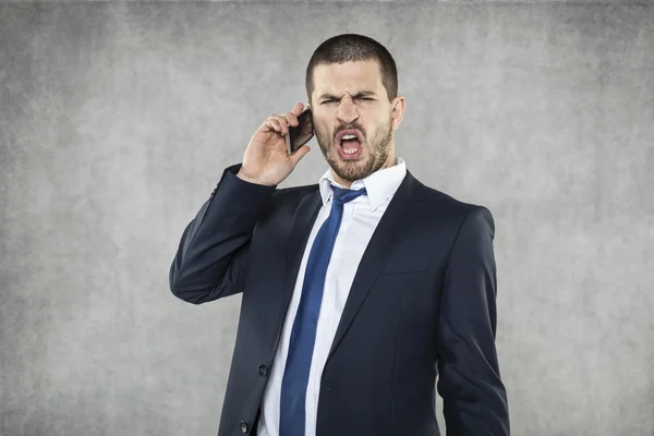 angry businessman - Stock Image - Everypixel