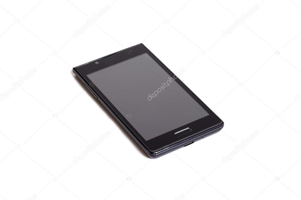 Smartphone isolated on white background — Stock Photo © zhagunov #47441587