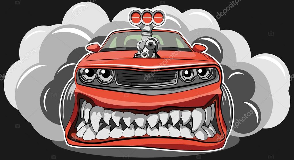 Angry car Stock Vector Image by ©gorbovoi81 #48968995