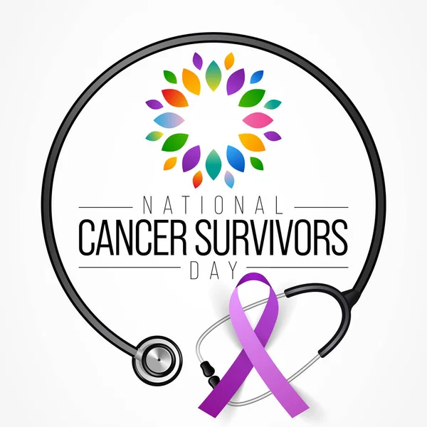National Cancer Survivors Month Observed Every Year June Disease Caused Stock Vector by ...
