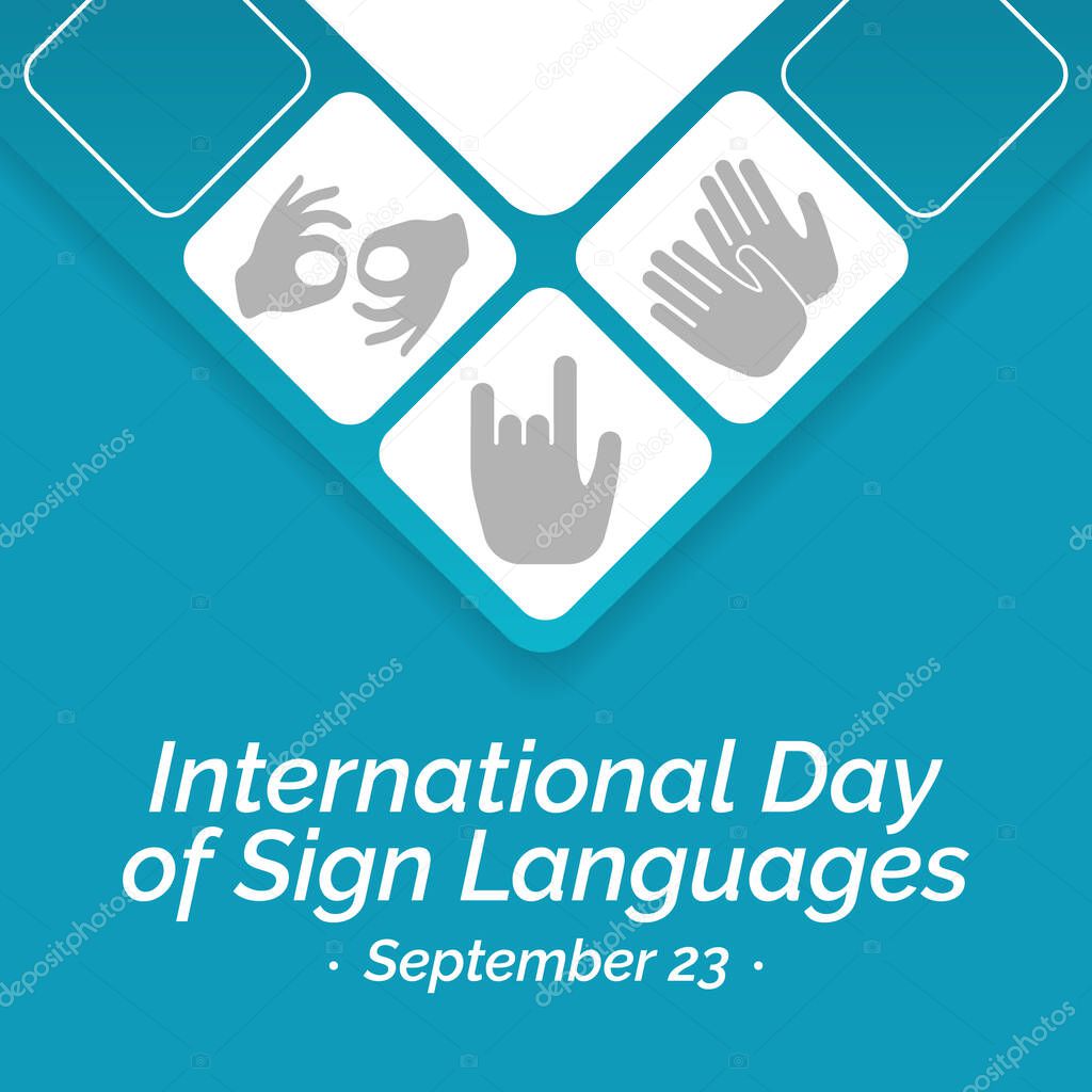 El día internacional de las lenguas de señas se celebra cada año el 23 ...