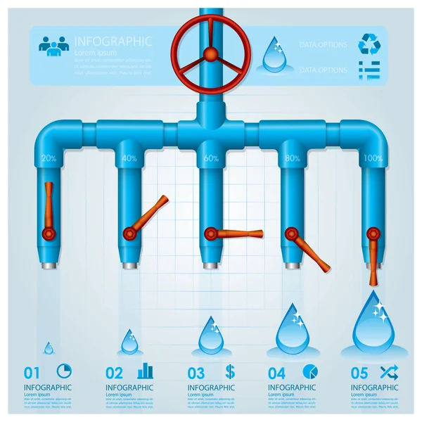 Water pipe infographic Vector Art Stock Images | Depositphotos