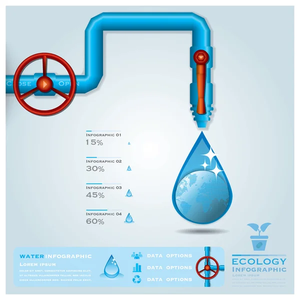 Water pipe infographic Vector Art Stock Images | Depositphotos