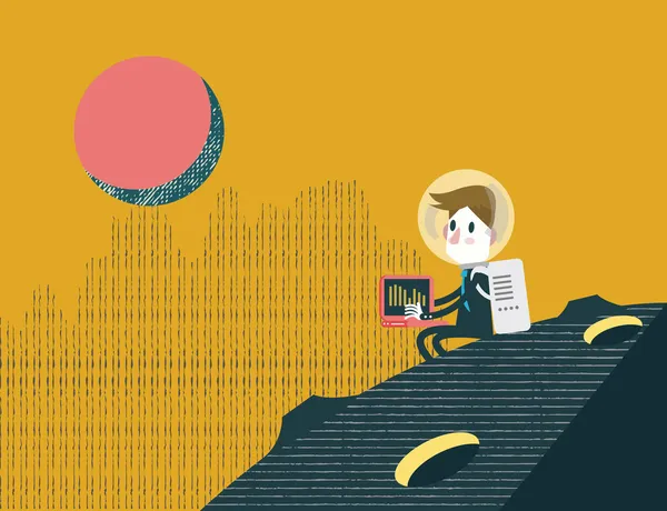 Working alone Vector Art Stock Images | Depositphotos