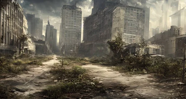 Apocalyptic City Concept Art