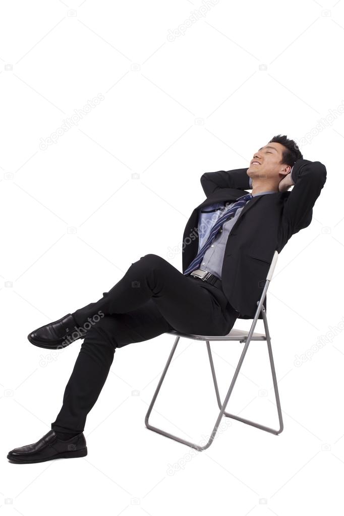 Businessman sitting posture Stock Photo by ©eastfenceimage 41547799