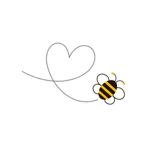 Bee Buzz Trail Heart