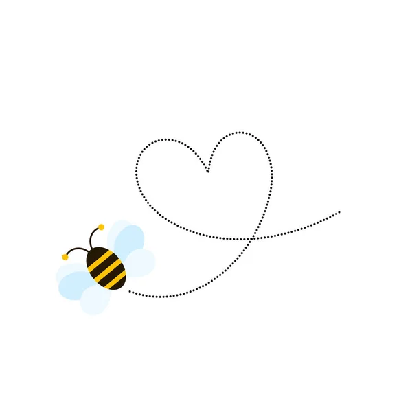 Bee Buzz Trail Heart