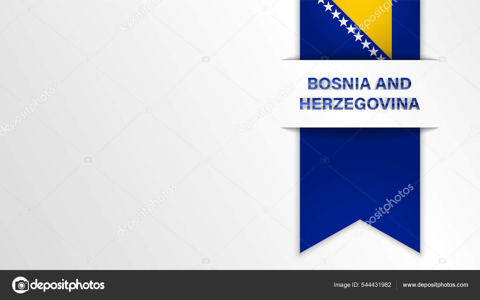 Eps10 Vector Patriotic Background Bosnia Flag Colors Element Impact Use ...