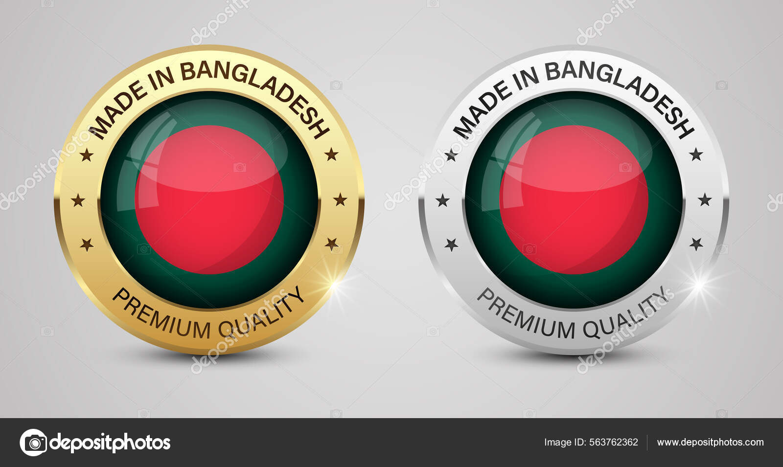 Made Bangladesh Graphics Labels Set Some Elements Impact Use You Stock ...