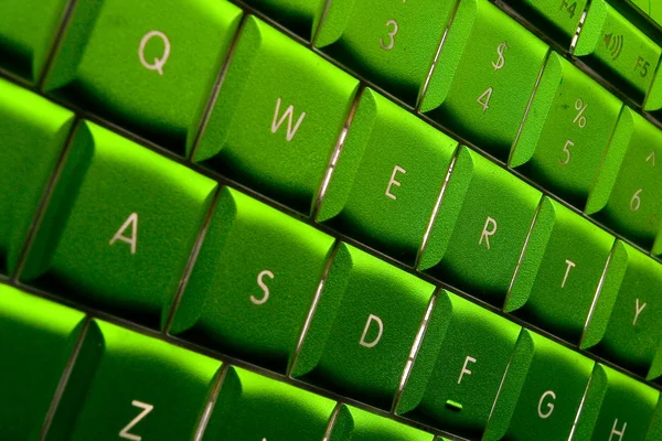 Modern green backlit keyboard Stock Photos, Royalty Free Modern green ...