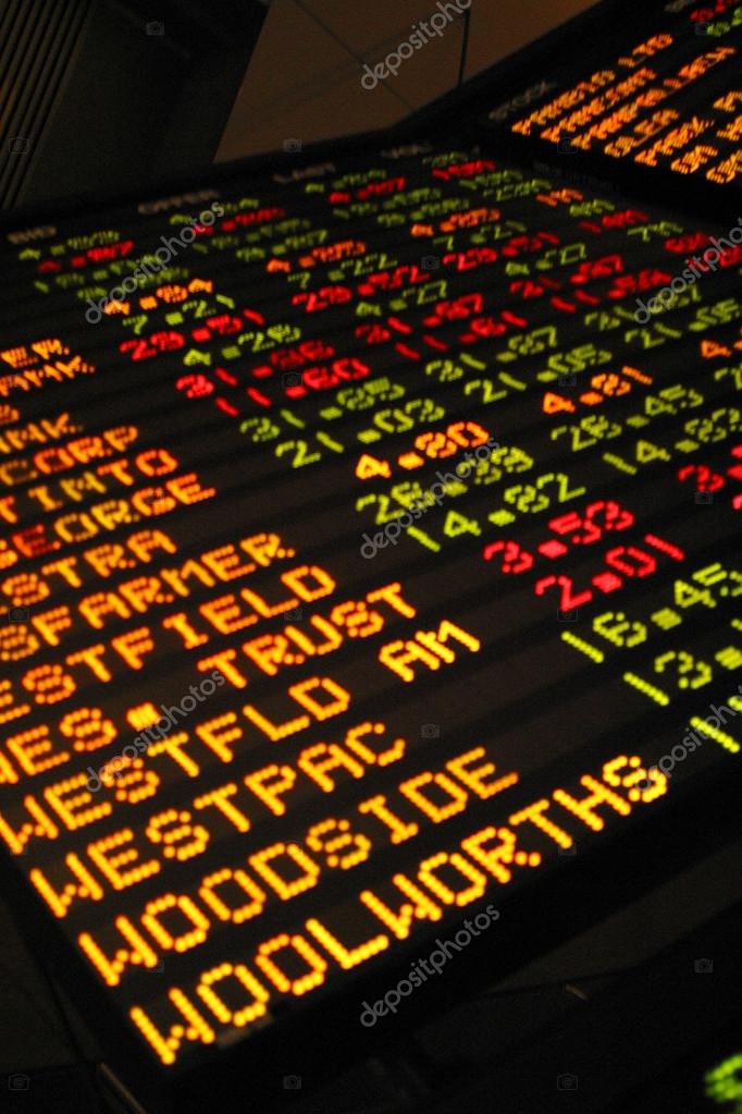 Stock Market board — Stock Photo © davidewingphoto #37391735