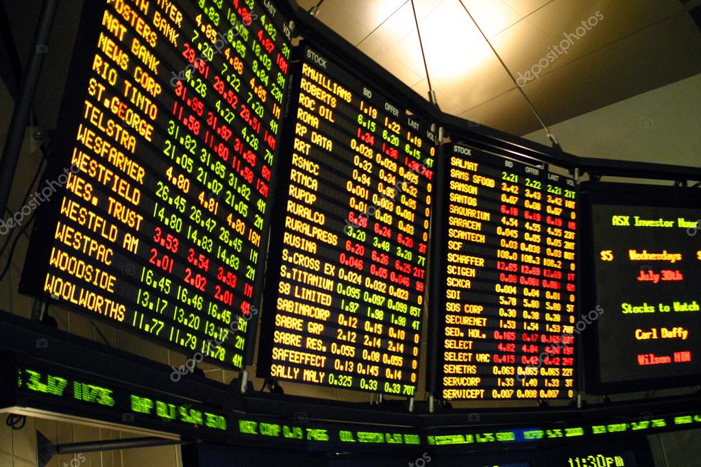 Stock Market board — Stock Photo © davidewingphoto #37391853