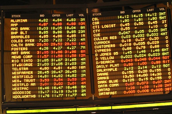 Stock Market board — Stock Photo © davidewingphoto #37863081