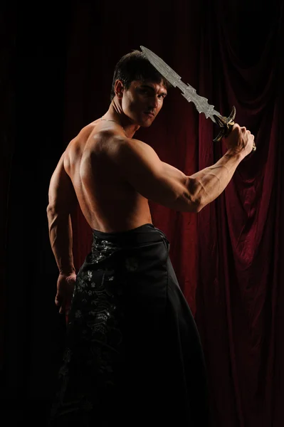 Man with whip — Stock Photo © romancephotos #41336953