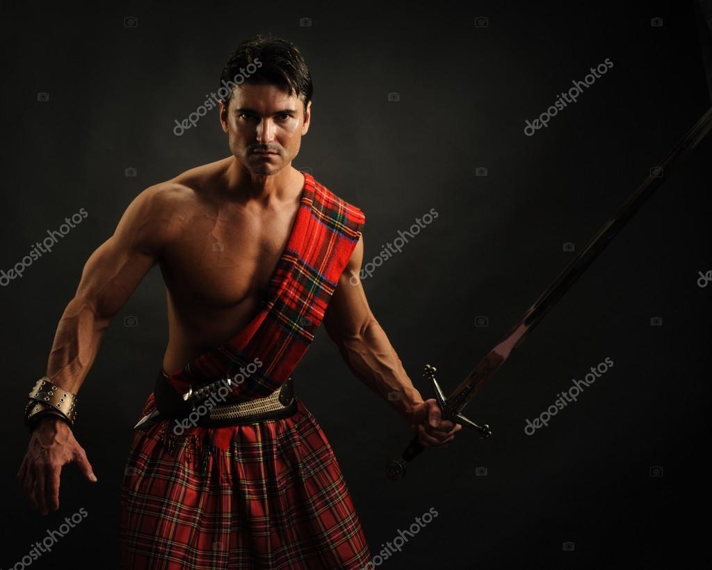 Handsome highlander — Stock Photo © romancephotos #46302381
