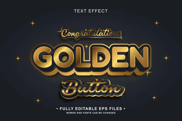 12,174,244 Gold text effect Vector Images | Depositphotos