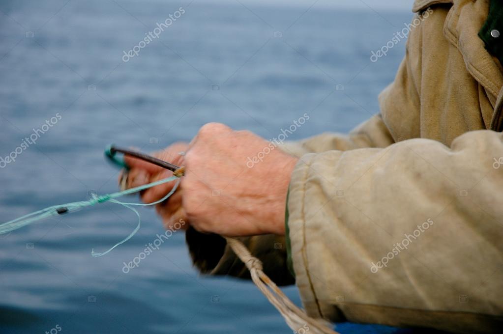 Fisherman hand — Stock Photo © kshatry #38818079