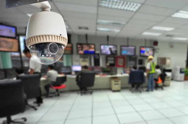 CCTV and security room background — Stock Photo © stnazkul #43779335