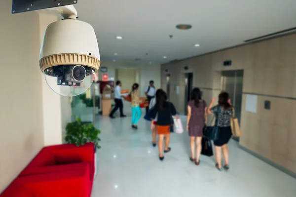 CCTV Camera Operating inside a station or department store — Stock ...