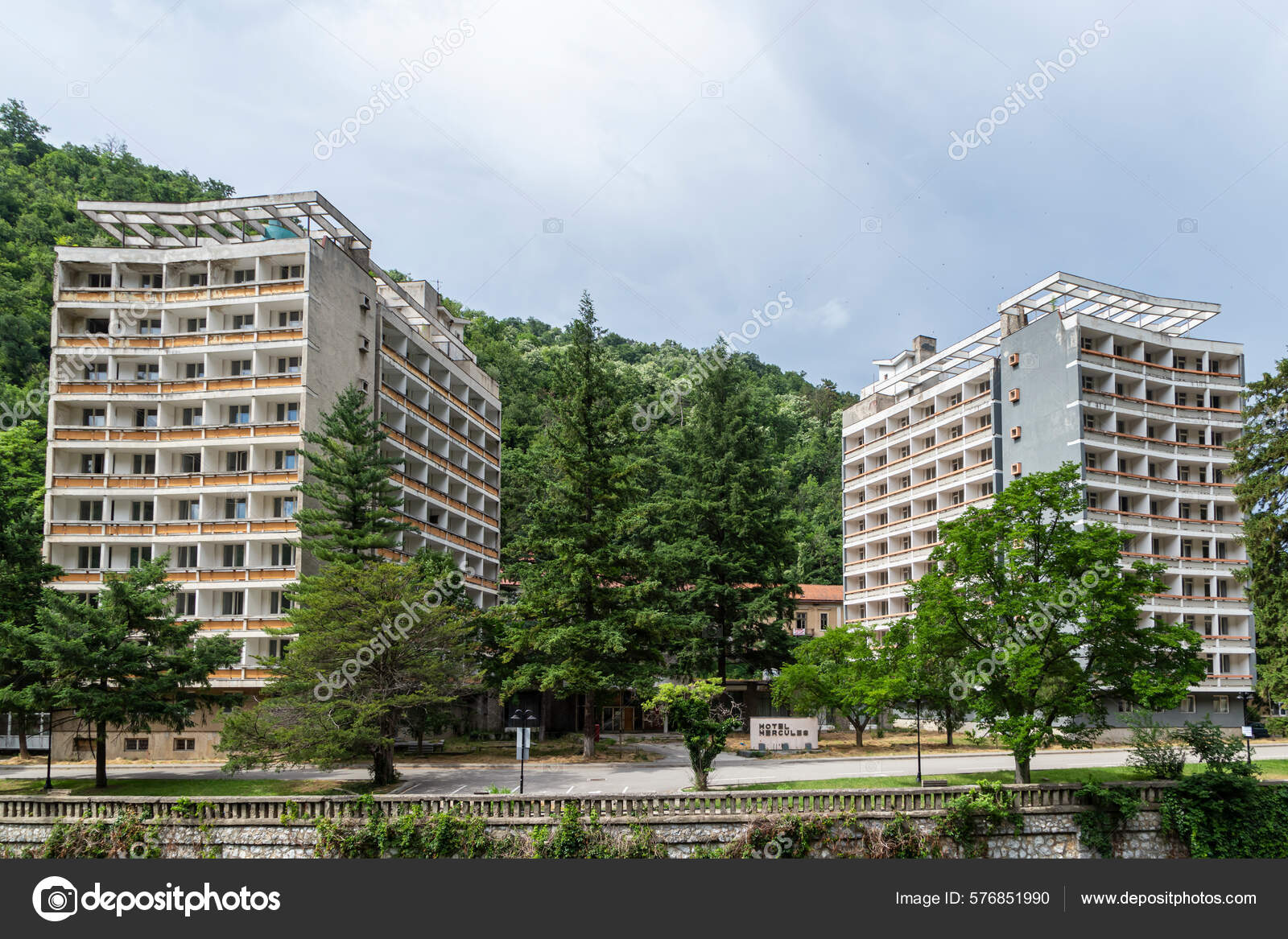 Baile Herculane Herculane Bath Romania June 2022 View Hotel Hercules ...