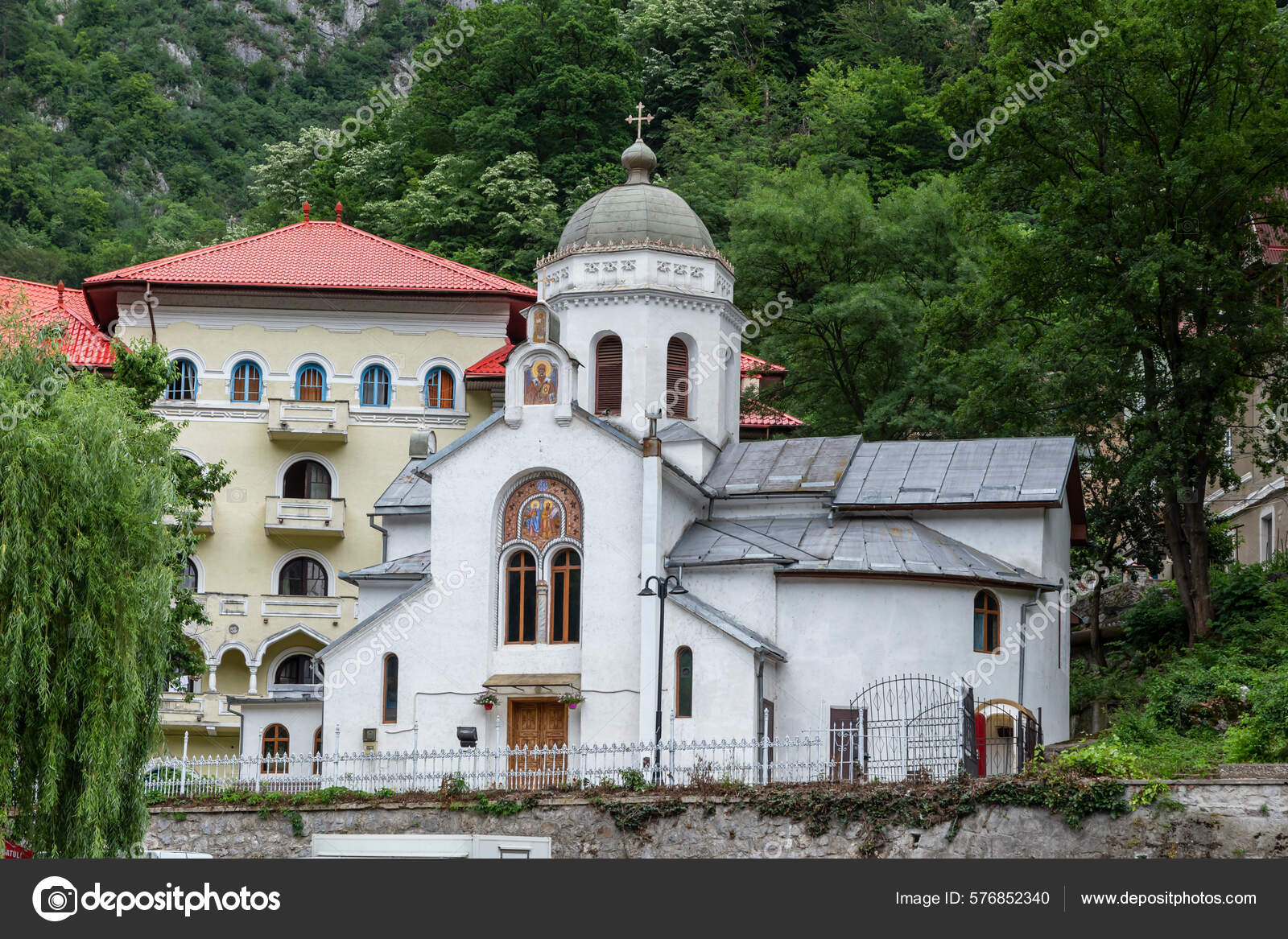 Baile Herculane Herculane Bath Romania June 2022 Orthodox Church Old ...