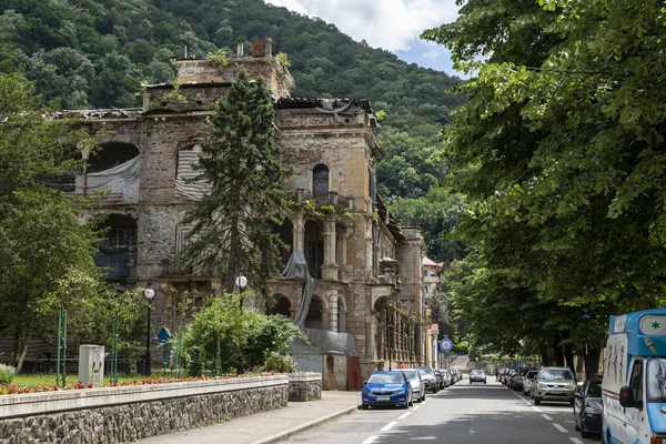 Baile Herculane Herculane Bath Romania June 2022 Entrance Access Bridge ...