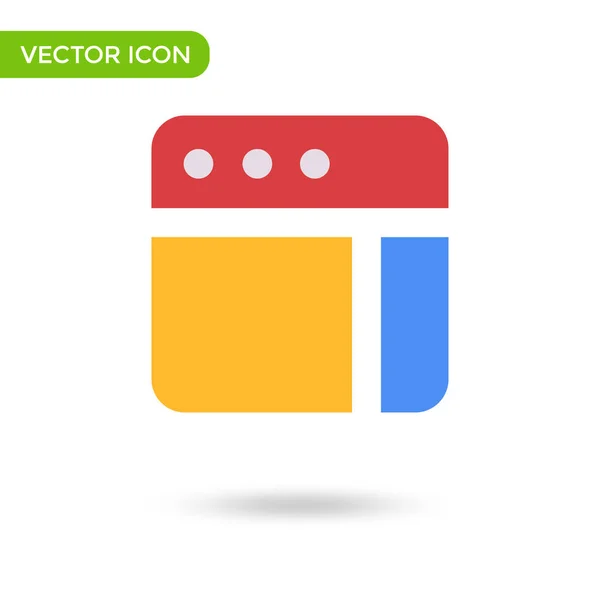 Flat Browser Window Icon