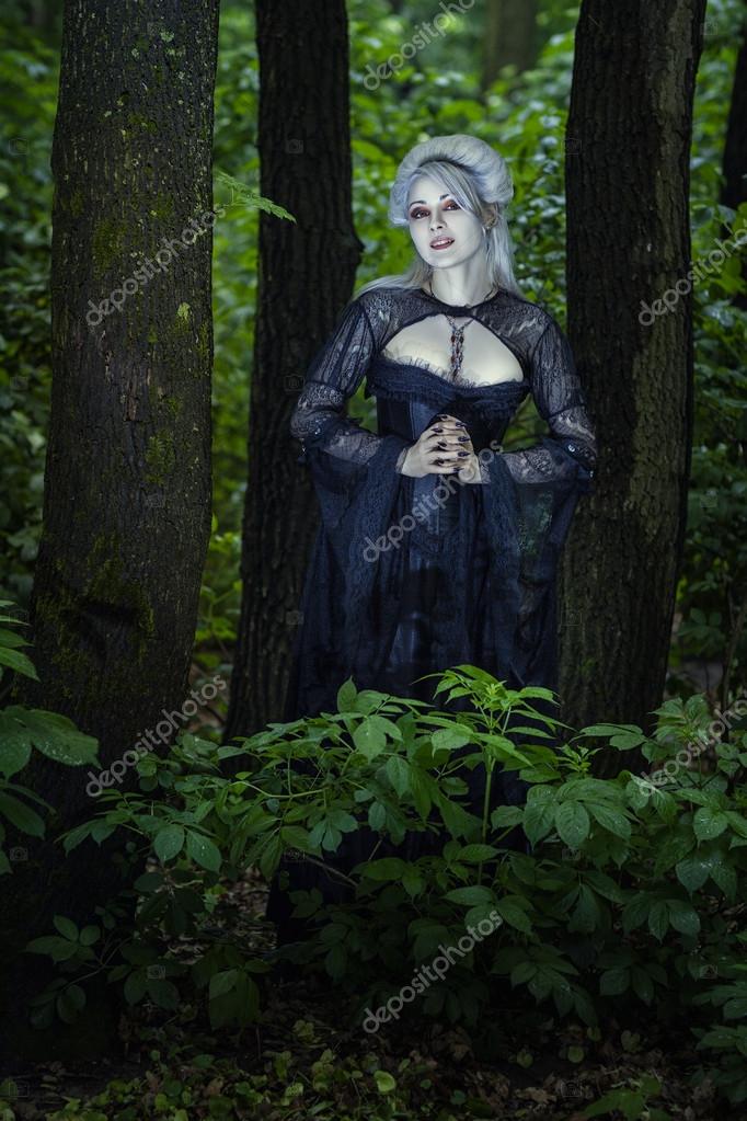 Beautiful girl witch. Stock Photo by ©kladyk 46969717