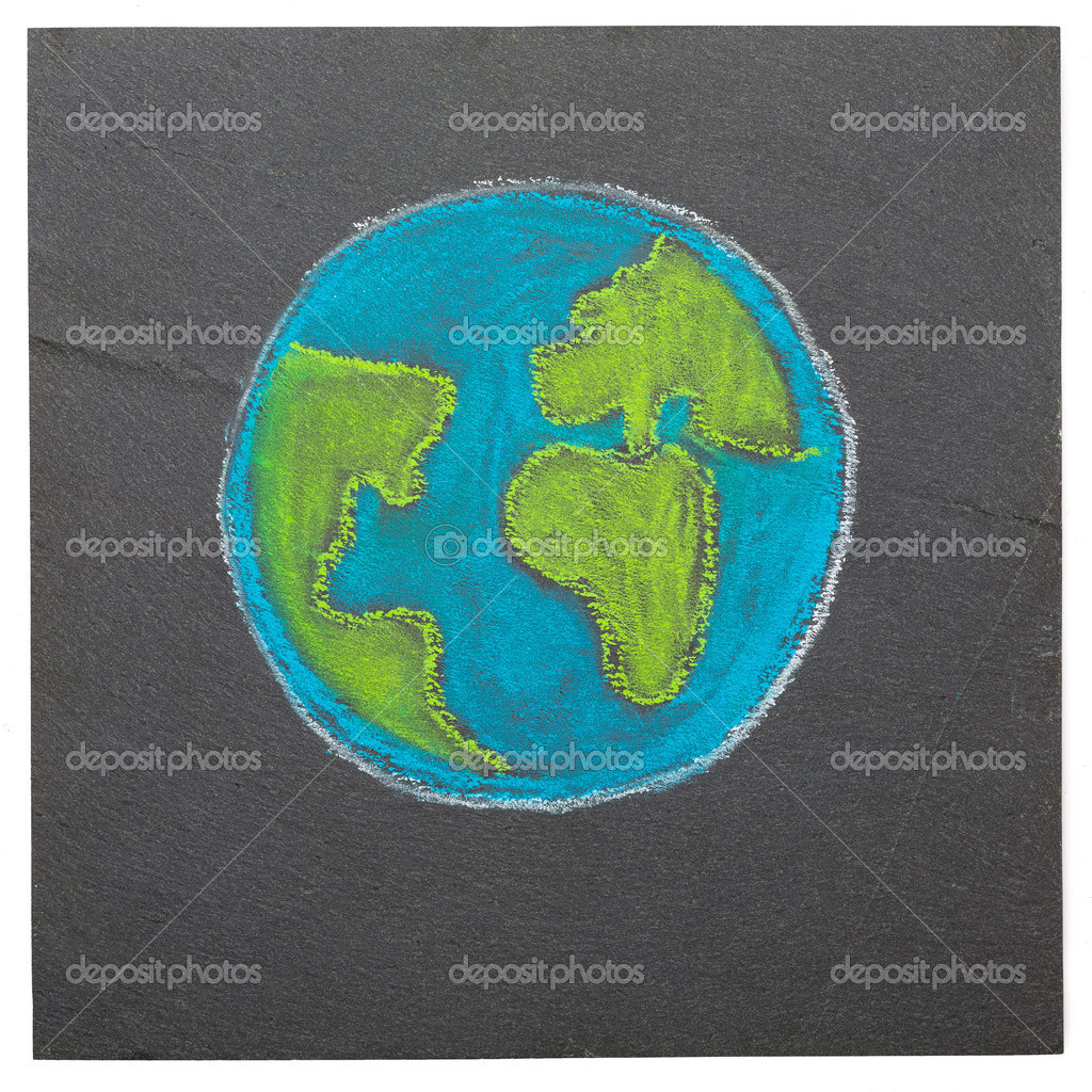 Drawn earth — Stock Photo © Malachy666 #37485823