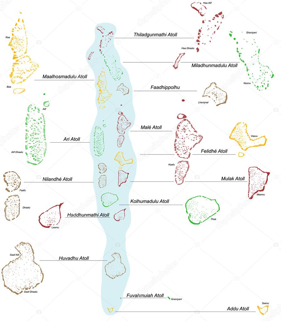 Remarkable Maldives Map Vector Images