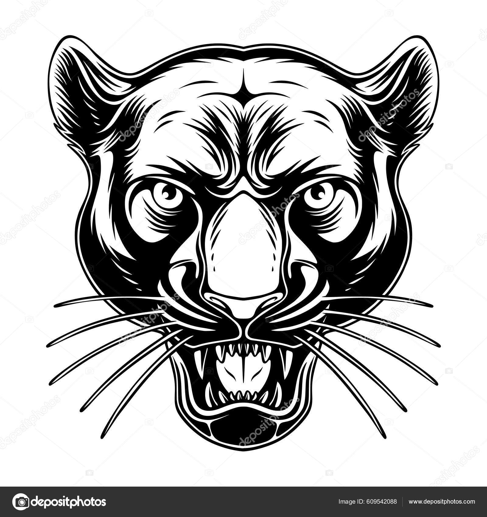 Brullende Panter Tekening Kleurplaten En Zo » Kleurplaten Van Black