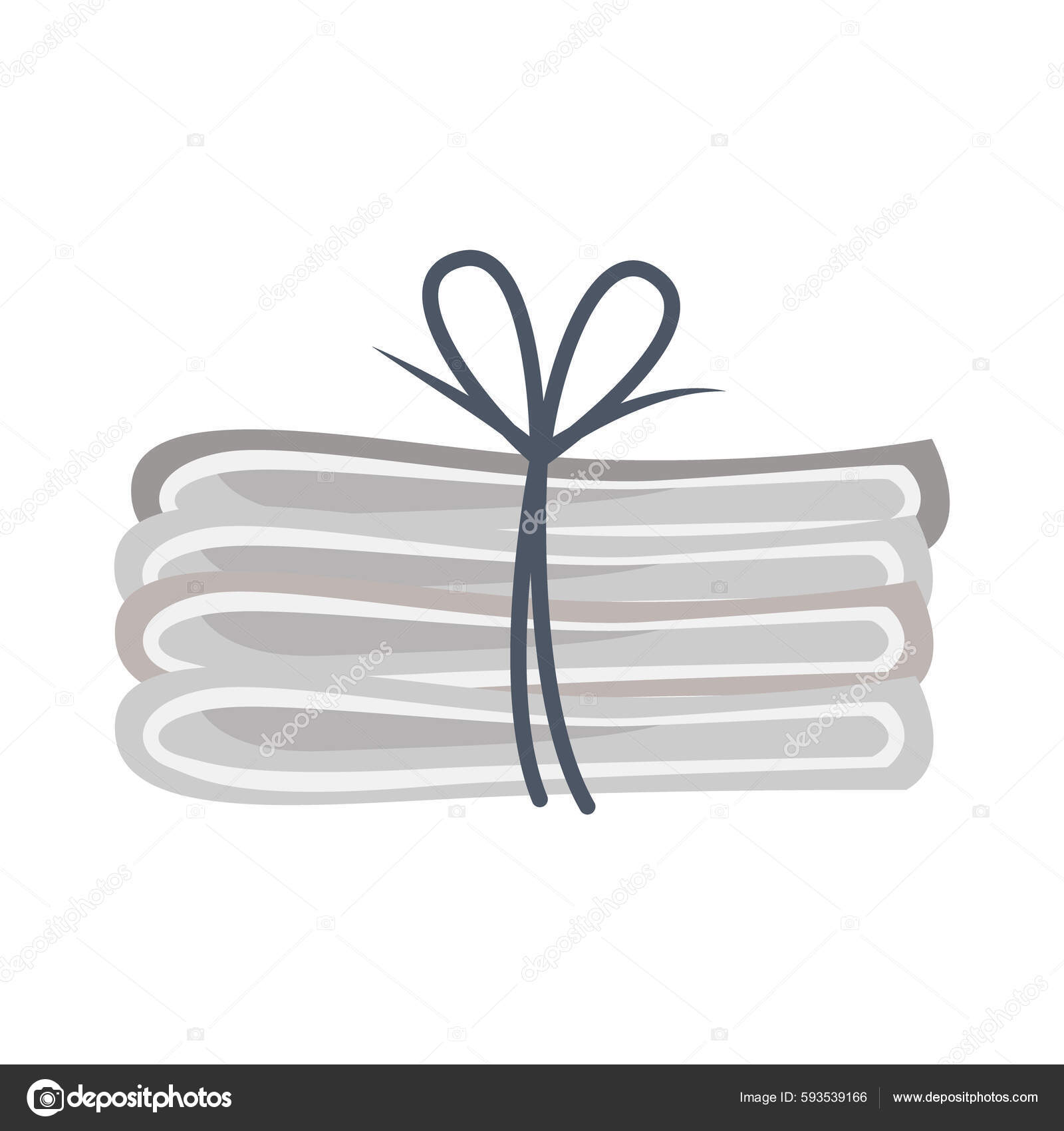 Cartoon Stack Of Newspapers