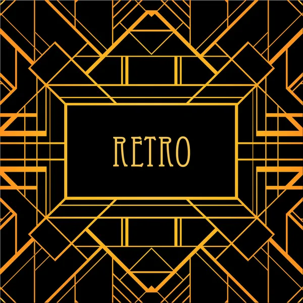 Vintage background. 1920s style — Stock Vector © vgorbash #37525049