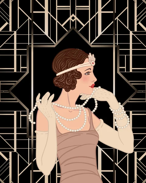 Flapper girl Stock Vector Image by ©vgorbash #37528363
