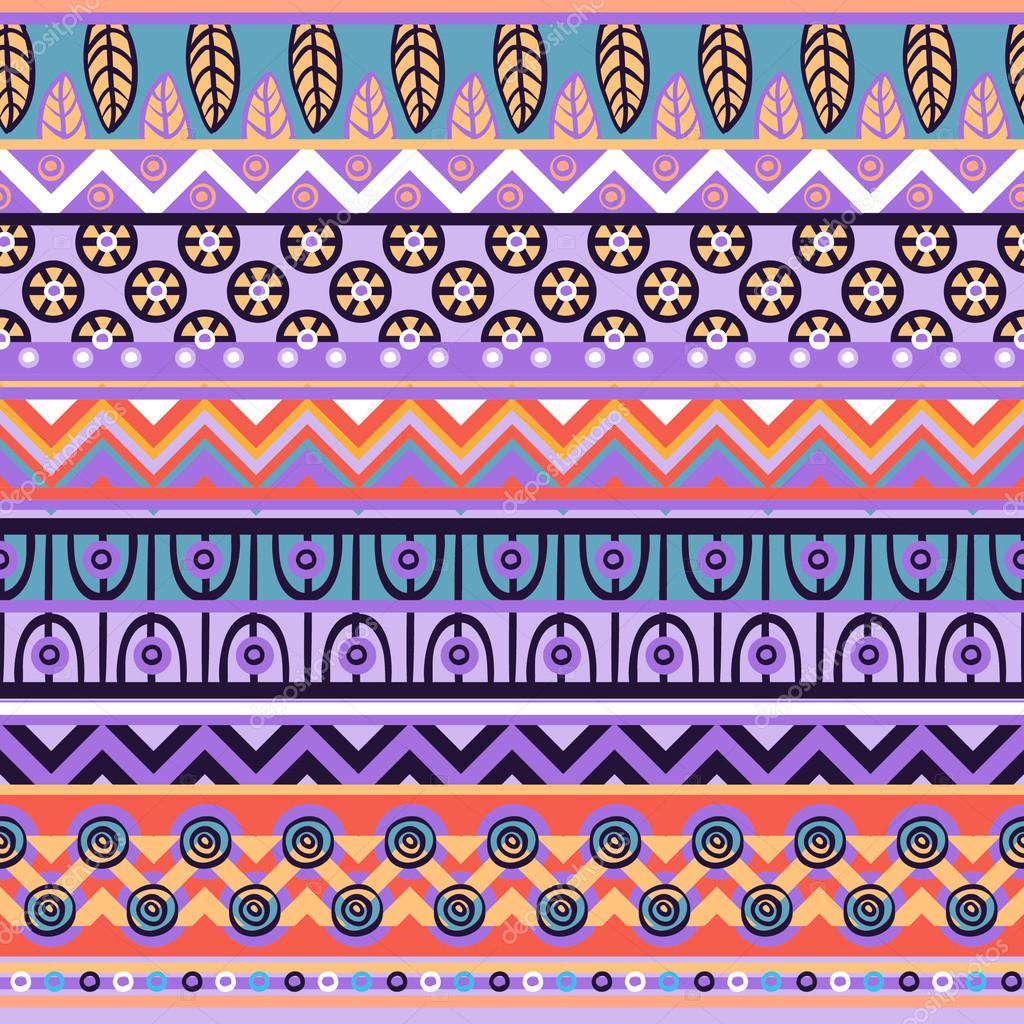 Ethnic African pattern in retro colors Stock Vector Image by ©vgorbash ...