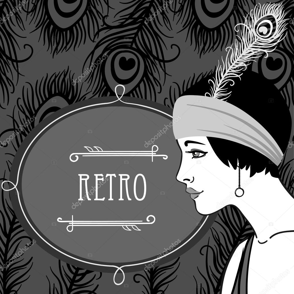 Flapper girl Stock Vector Image by ©vgorbash #37522121