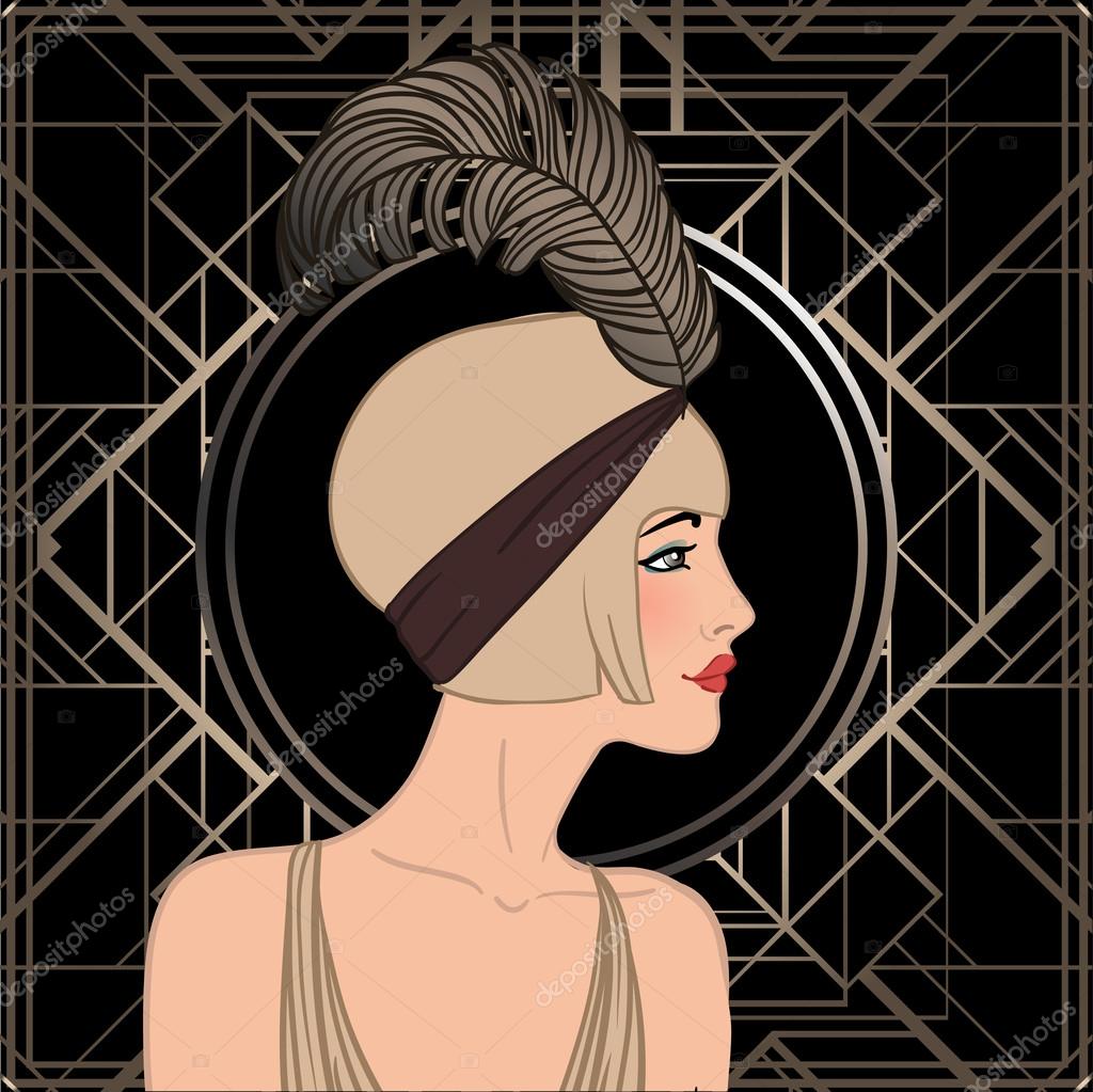 Flapper Girl Art