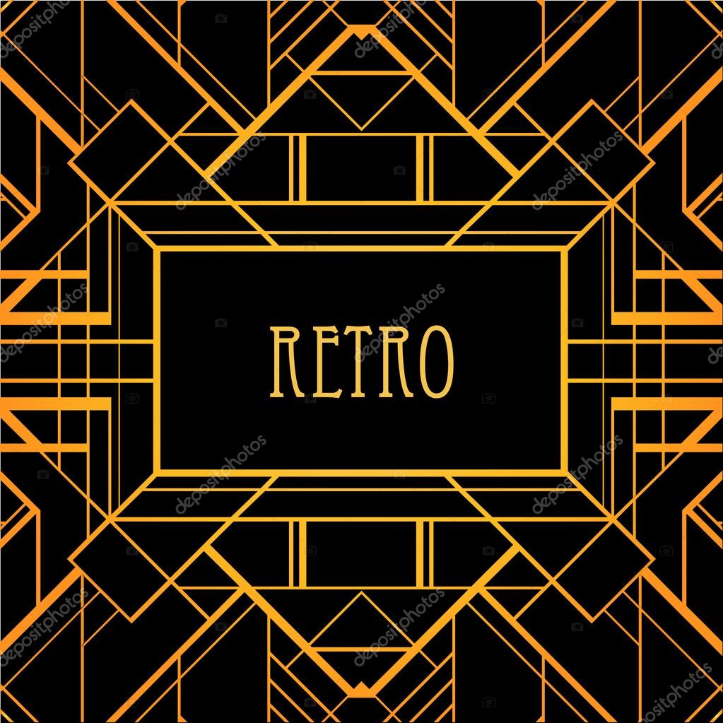 Vintage background. 1920s style Stock Vector Image by ©vgorbash #37524793