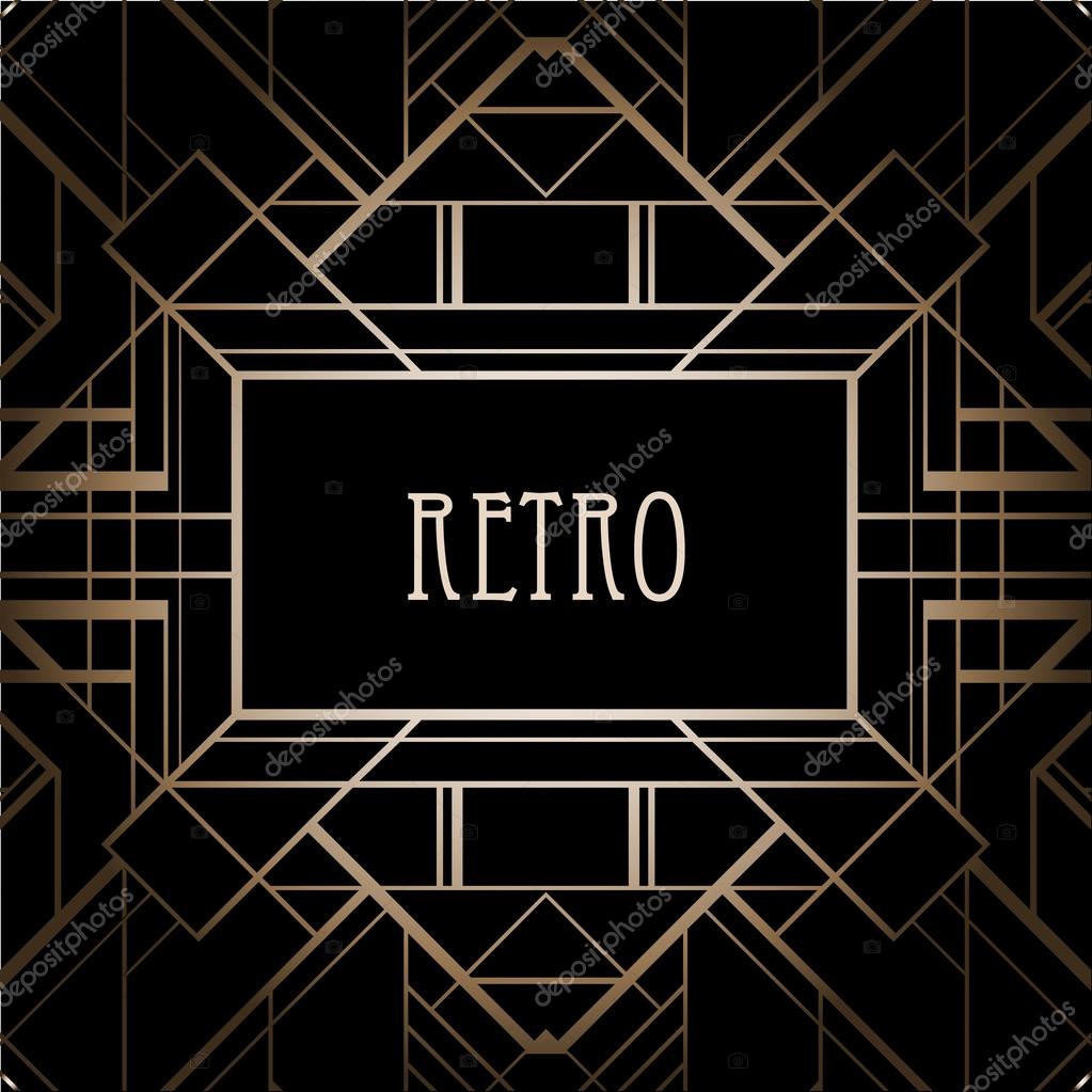 Vintage background. 1920s style Stock Vector Image by ©vgorbash #37524805