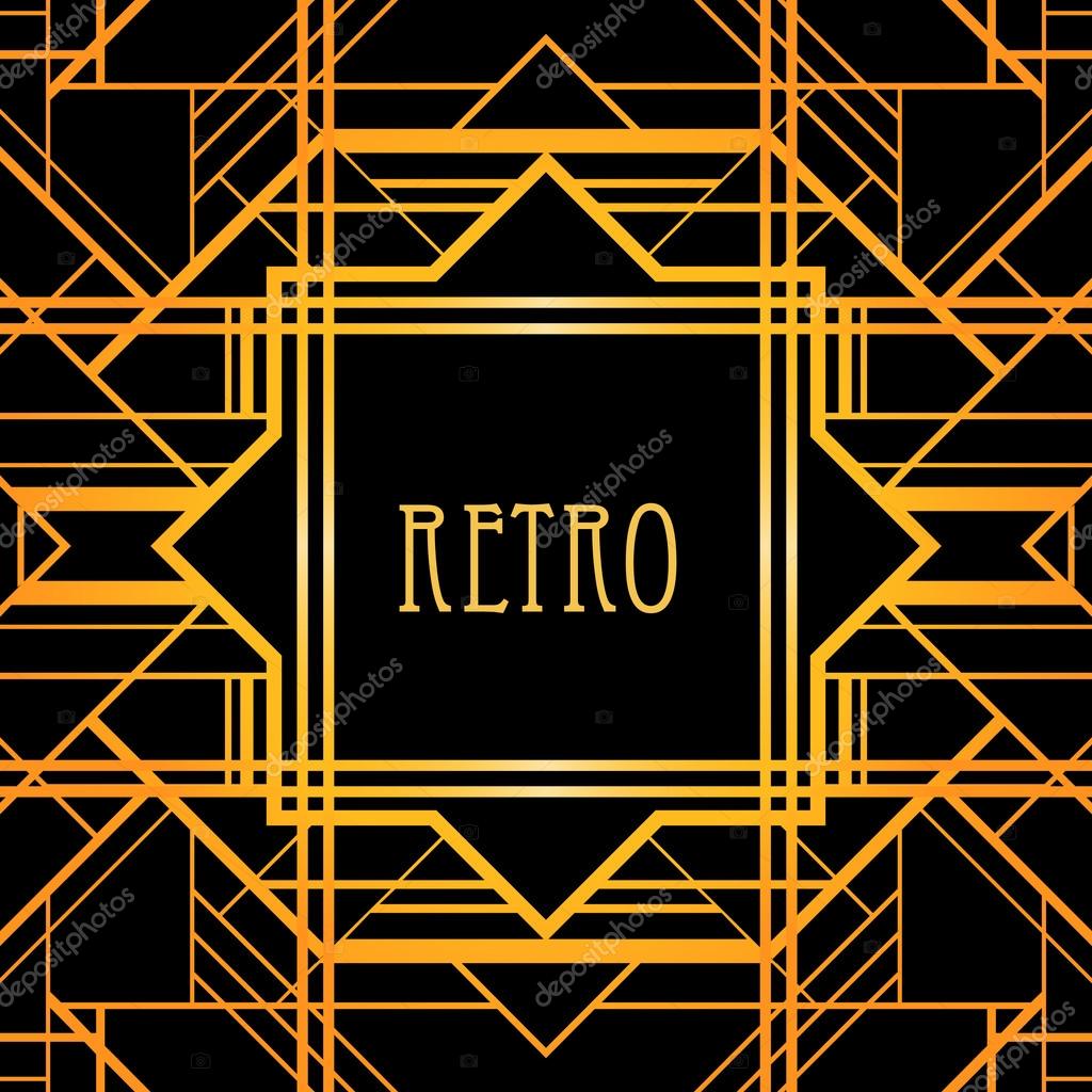 Fondo vintage. Estilo 1920. Vector de stock por ©vgorbash 37524933