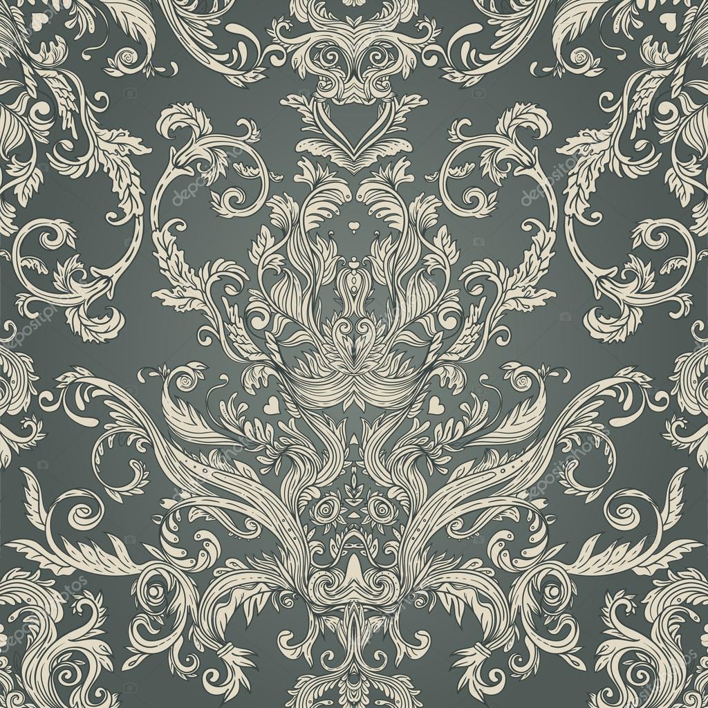 Vintage baroque pattern — Stock Vector © vgorbash #37533209