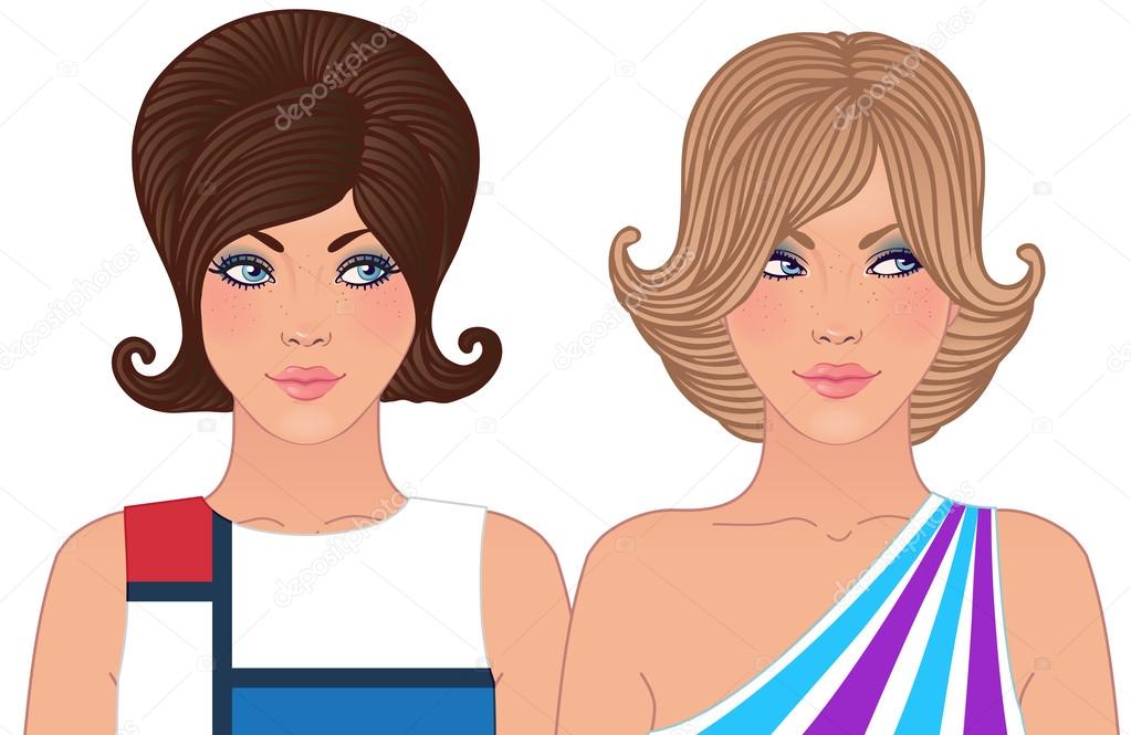 Peinado Y Maquillaje — Vector De Stock © Vgorbash 37533909