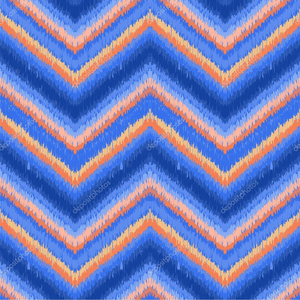 Ethnic zigzag pattern in retro colors Stock Vector Image by ©vgorbash ...