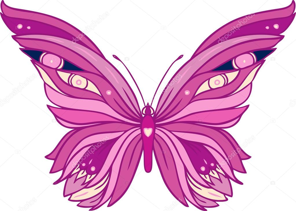 Mariposa rosa Vector de stock #37588451 de ©vgorbash