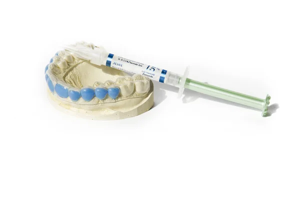 Solution for whitening teeth — Stock Photo © lachris77 #45966661