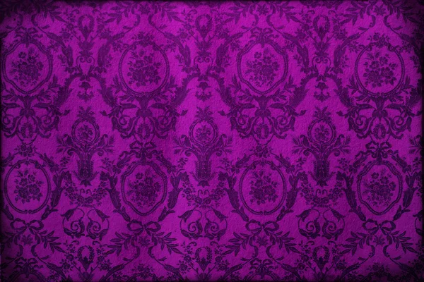 Seamless Purple Floral Damask Brocade — Stock Photo © SongPixels #8886328